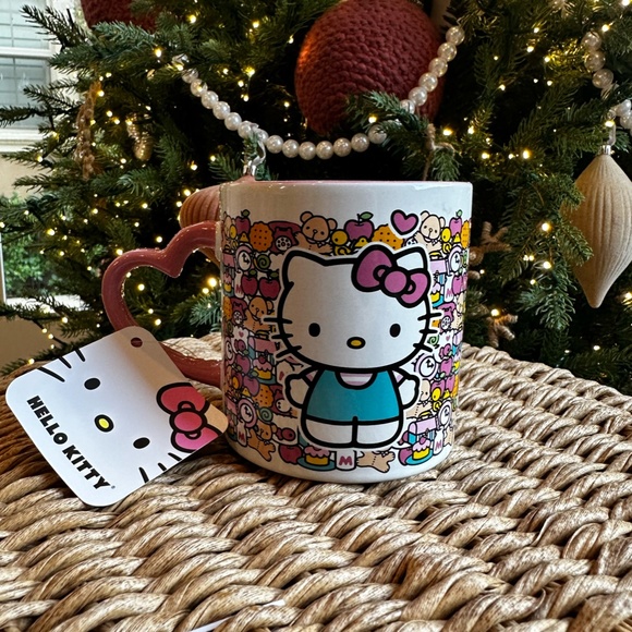 Hello Kitty | Dining | Hello Kitty Mug Heart Shaped Handle | Poshmark